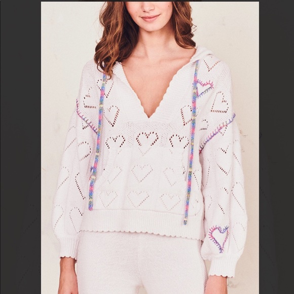 LoveShackFancy | Sweaters | Loveshackfancy Favorite Sweater Top Hoodie ...